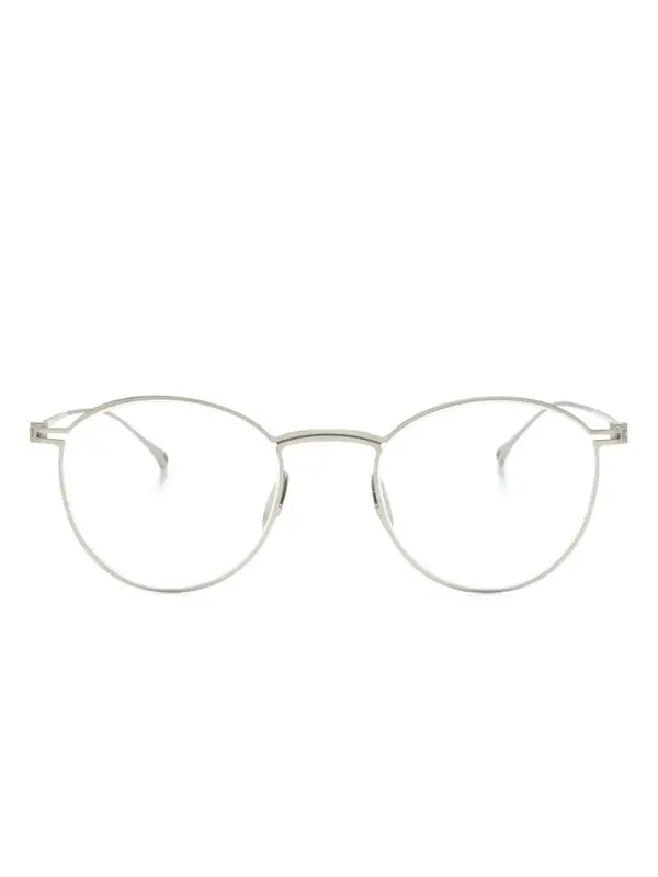 Giorgio Armani X Yuichi Toyama Round-frame Glasses - Silver