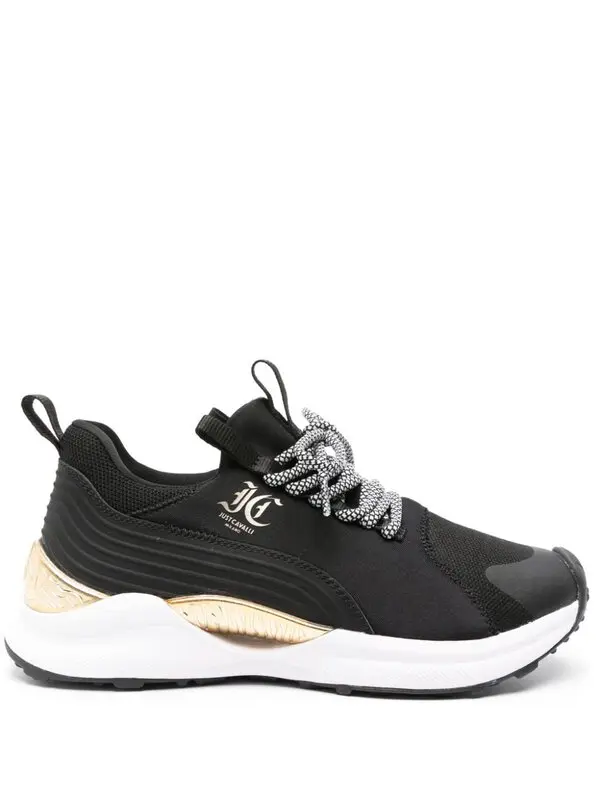 Just Cavalli Panelled Lace-up Sneakers
