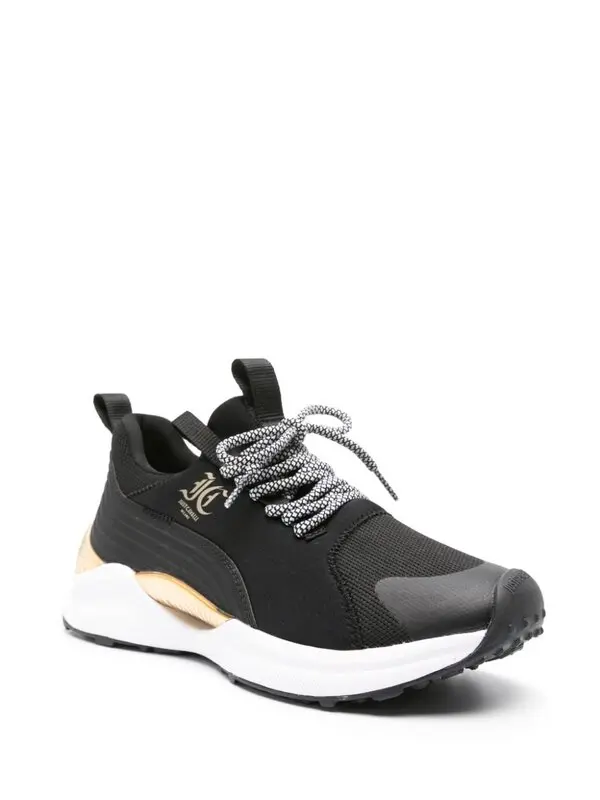 Just Cavalli Panelled Lace-up Sneakers