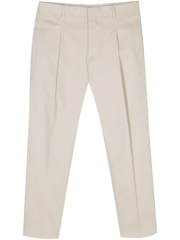 DELL'OGLIO Sandy Mid-rise Trousers