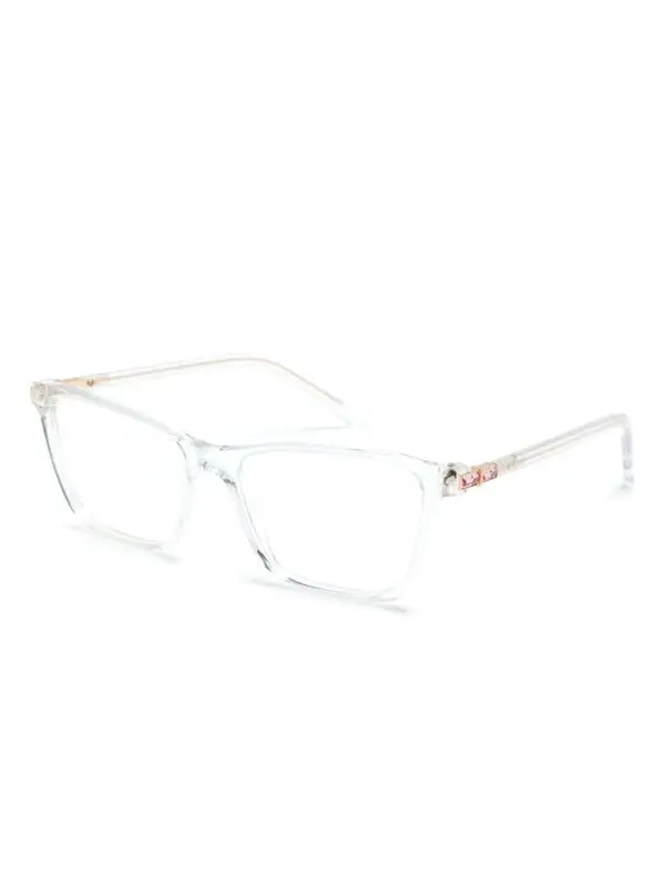 SWAROVSKI Crystal-embellished Square-frame Glasses