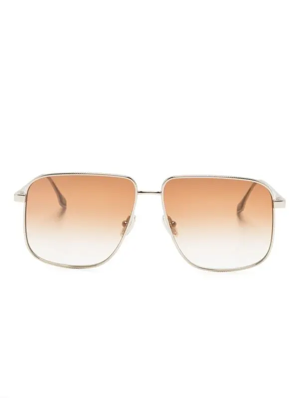Victoria Beckham Pilot Frame Sunglasses - Gold