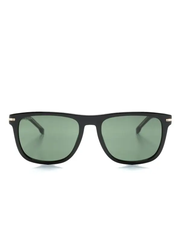 BOSS Square Frame Sunglasses - Black