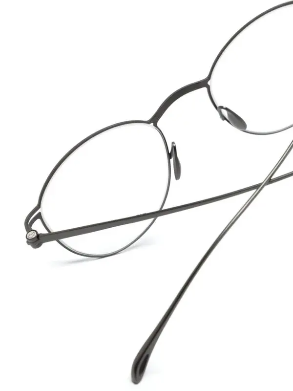 Giorgio Armani Panto Round-frame Glasses