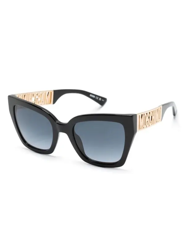 Moschino Butterfly-Frame Sunglasses In Black - 15% Off  display picture 3