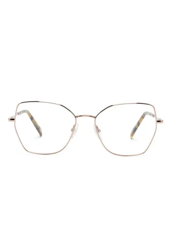 ETNIA BARCELONA Villa Gregoriana Geometric-frame Eyeglasses - Brown