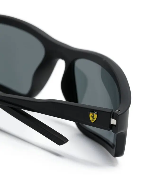 FERRARI Biker-style Sunglasses - Black