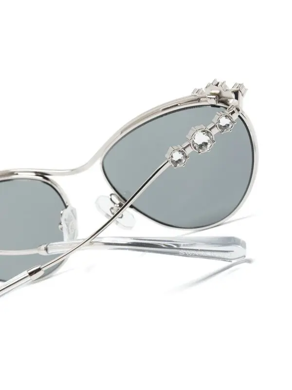SWAROVSKI Embellished Cat-eye Sunglasses
