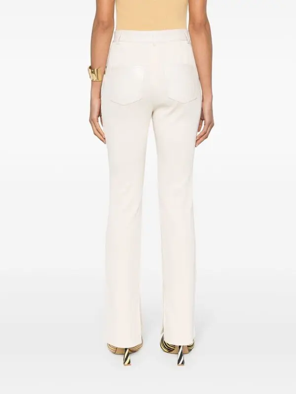 Nanushka Fine-ribbed Bootcut Trousers