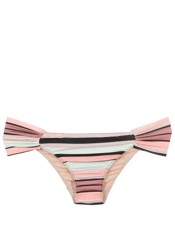 CLUBE BOSSA Ricy Striped Bikini Bottoms - Multicolour