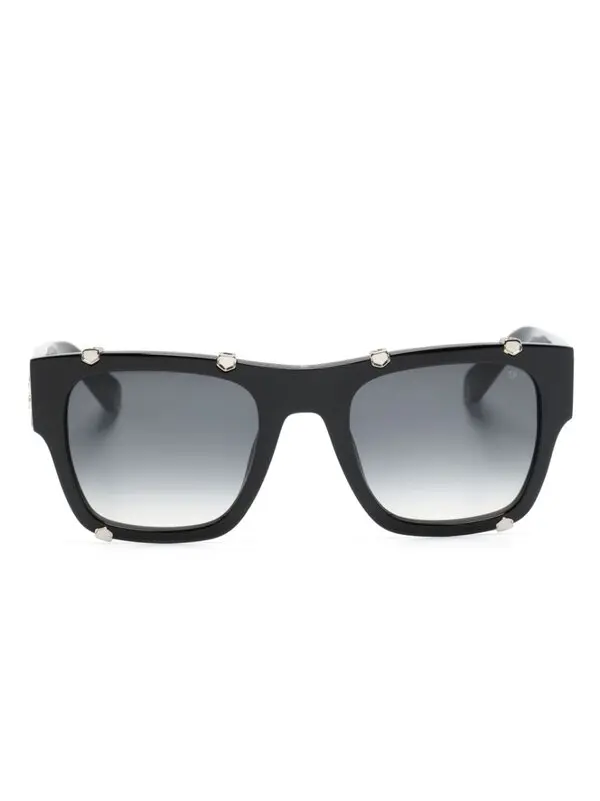Philipp Plein Icon Hexagon Sunglasses - Black