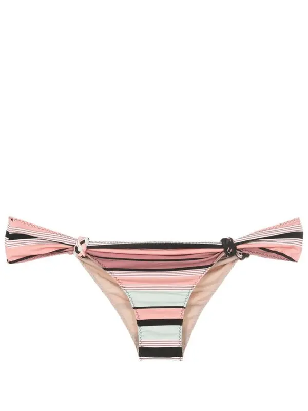 CLUBE BOSSA Rings Striped Bikini Bottoms - Multicolour