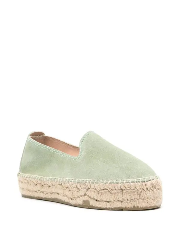 Manebí Slip-on Espadrilles - Green