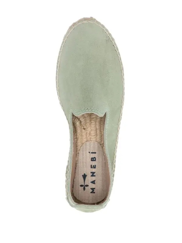 Manebí Slip-on Espadrilles - Green
