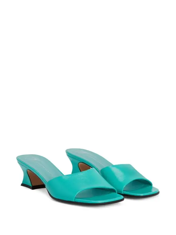GIUSEPPE ZANOTTI 45mm Solhene Sandals - Green