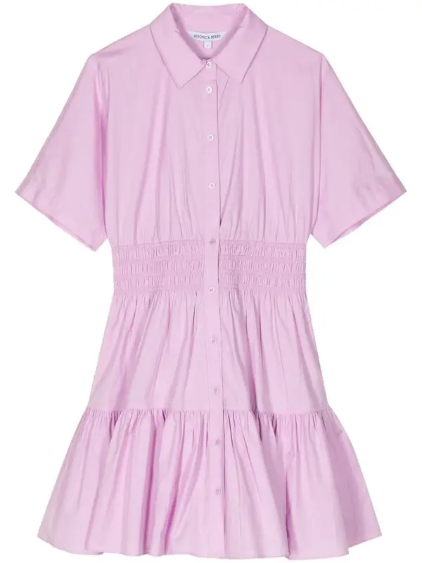 Veronica Beard Greta Tiered Shirt Dress