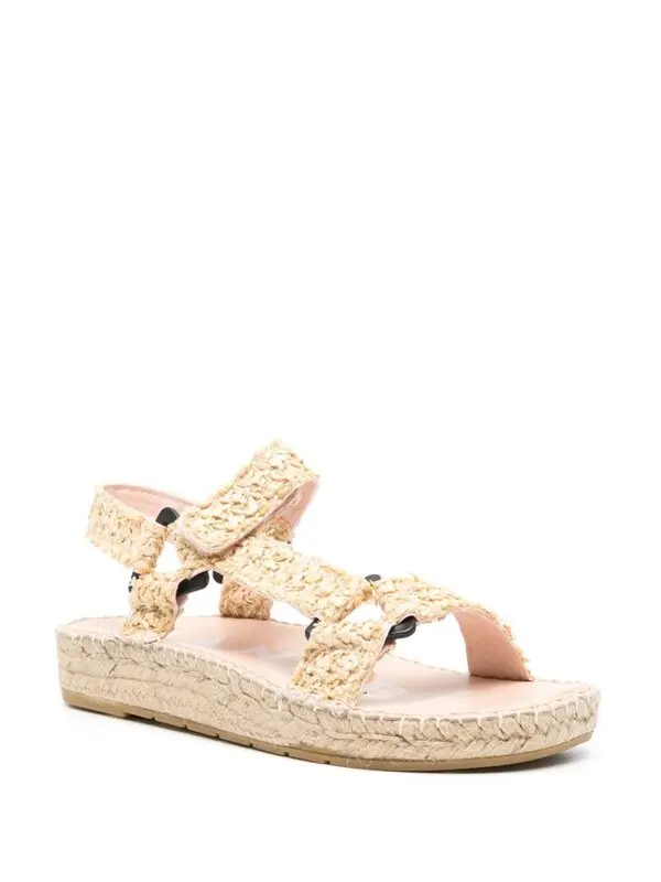 Manebí Yucatan Raffia Espadrille Sandals