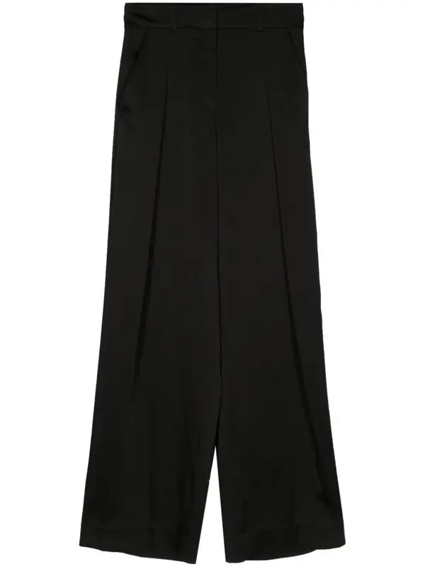 Simkhai Mercer Satin Trousers - Black