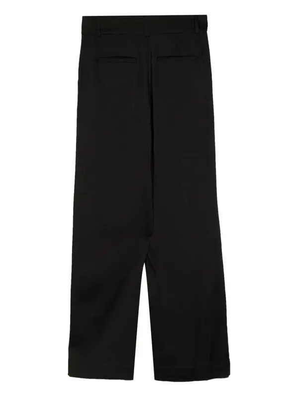 Simkhai Mercer Satin Trousers - Black