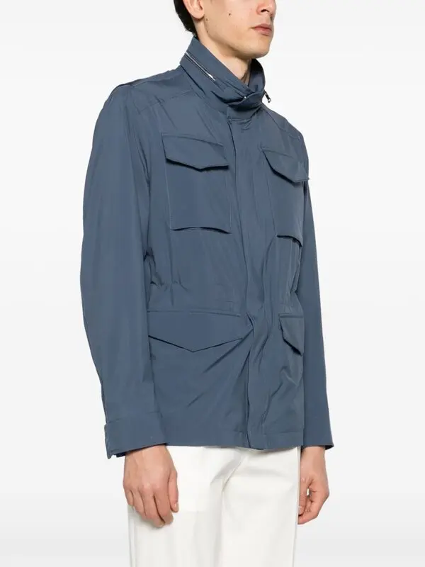 Paul & Shark Hooded Waterproof Military Jacket