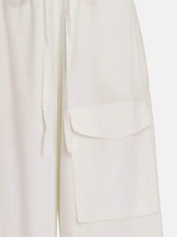 Essentiel Antwerp Fopy Wide-leg Cotton Pants