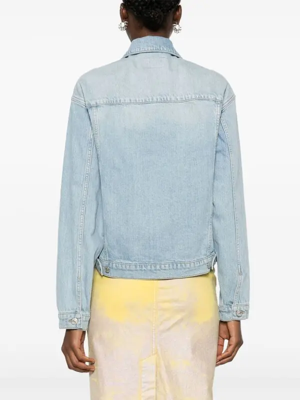 CHIARA FERRAGNI 3d Logo Denim Jacket