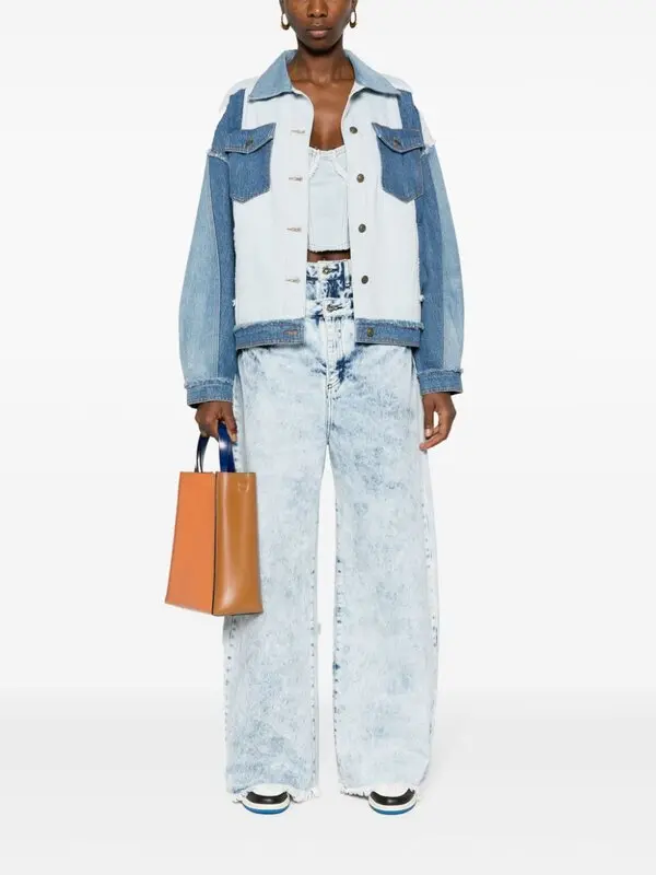 CHIARA FERRAGNI Patchwork Denim Jacket