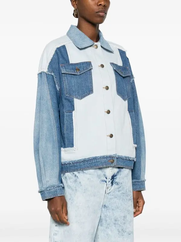 CHIARA FERRAGNI Patchwork Denim Jacket