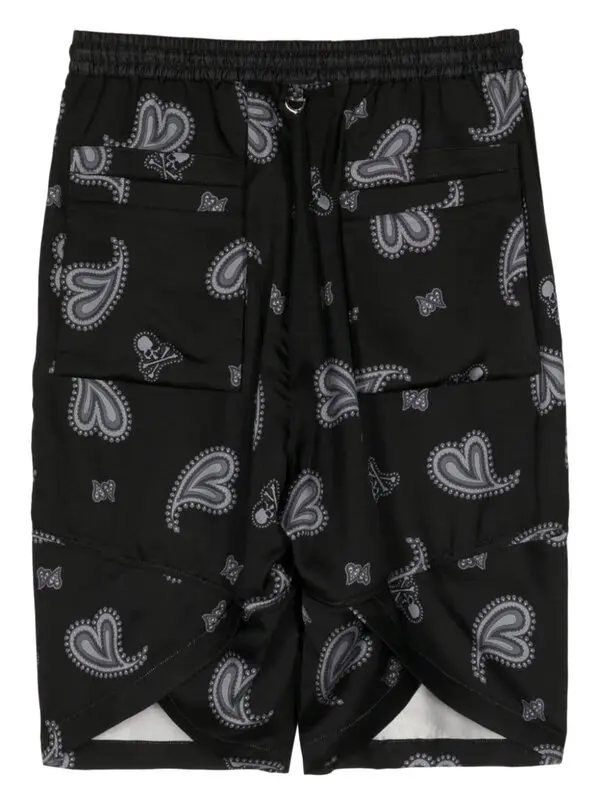 MASTERMIND WORLD Paisley-print Bermuda Shorts