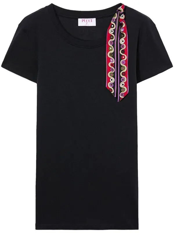 Emilio Pucci Iride-print Ribbon T-shirt