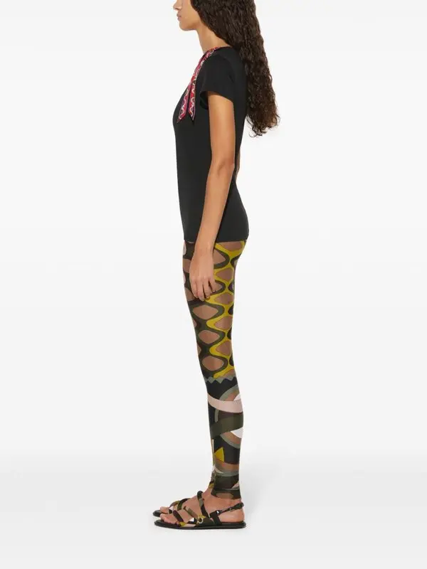 Emilio Pucci Iride-print Ribbon T-shirt