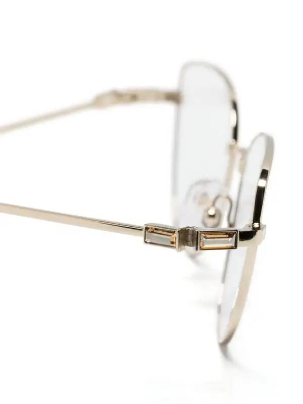SWAROVSKI Sk1007 Cat-eye Glasses - Gold