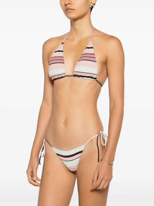 CLUBE BOSSA Aava Striped Bikini Top - Multicolour