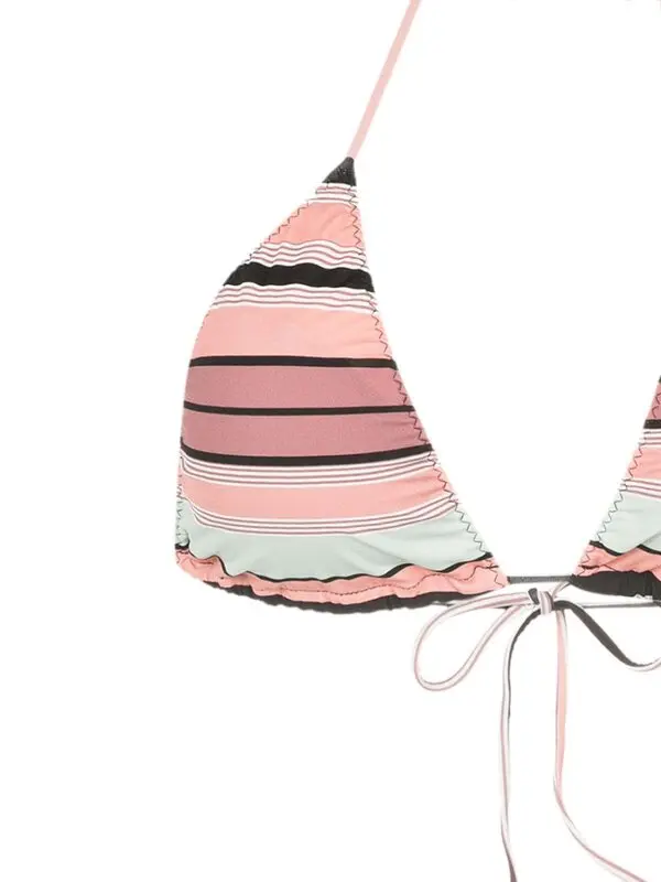 CLUBE BOSSA Aava Striped Bikini Top - Multicolour