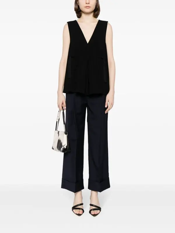 SA SU PHI High-rise Wool Trousers
