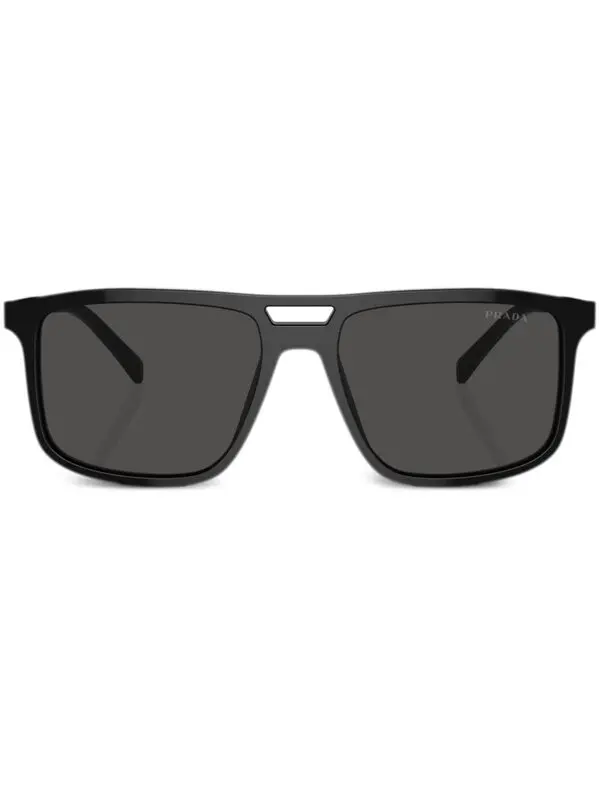Prada Pr A22s Square Frame Sunglasses - Black