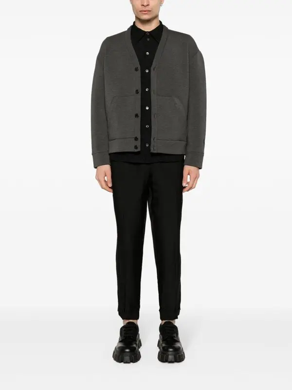 Neil Barrett Tapered Fit Trousers - Black