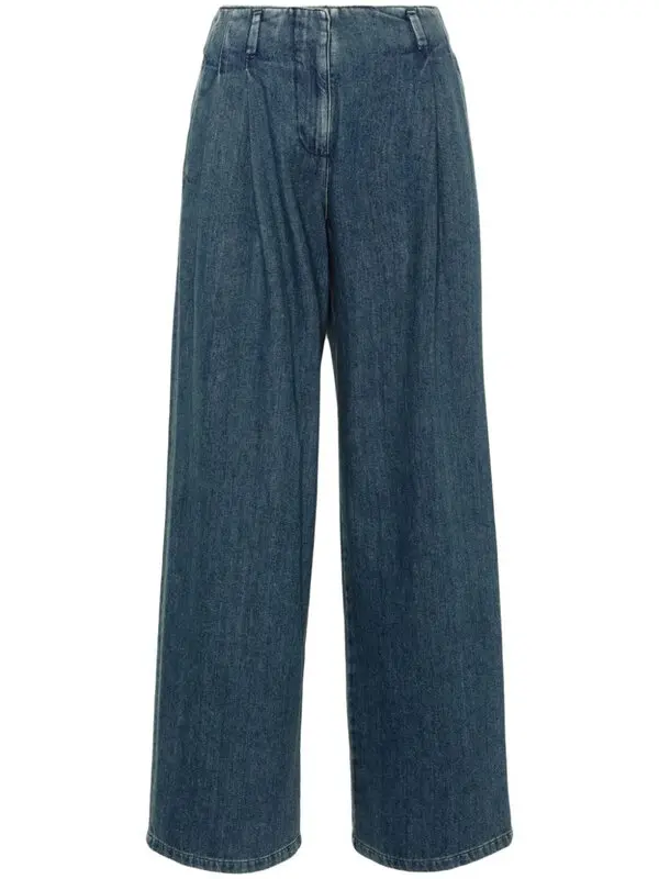 GOLDEN GOOSE Flavia High-waisted Straight-leg Jeans - Blue