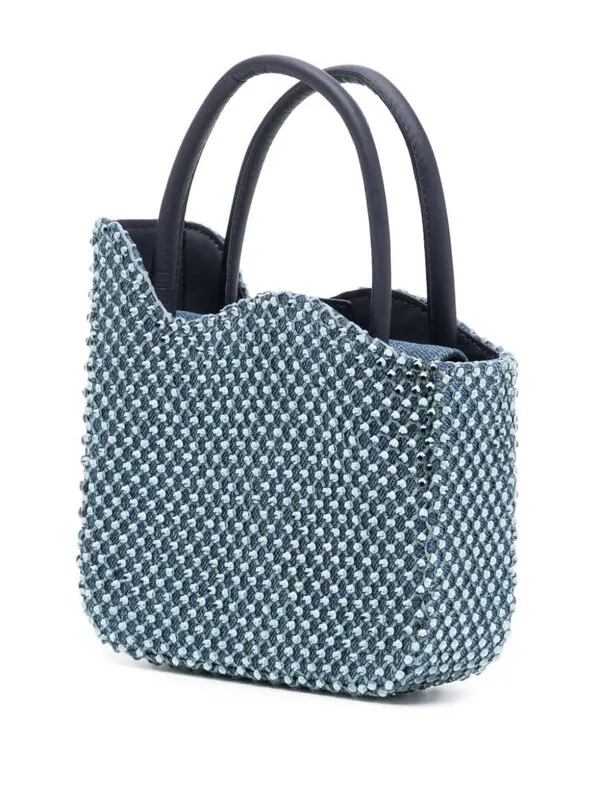 LE SILLA Gilda Rhinestone-embellished Mini Bag - Blue