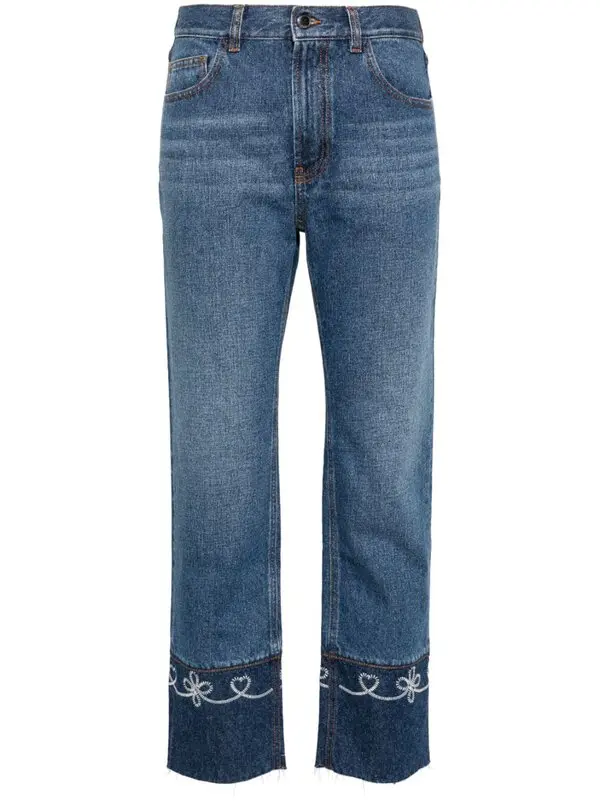 Chloé Masaya Mid-rise Cropped Jeans