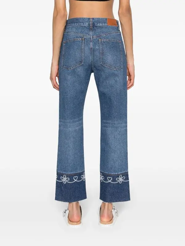 Chloé Masaya Mid-rise Cropped Jeans