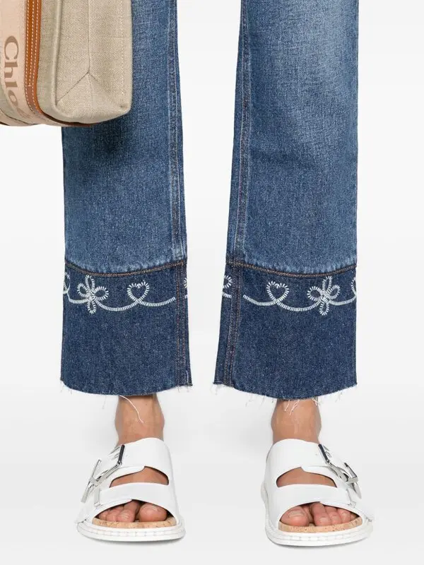 Chloé Masaya Mid-rise Cropped Jeans