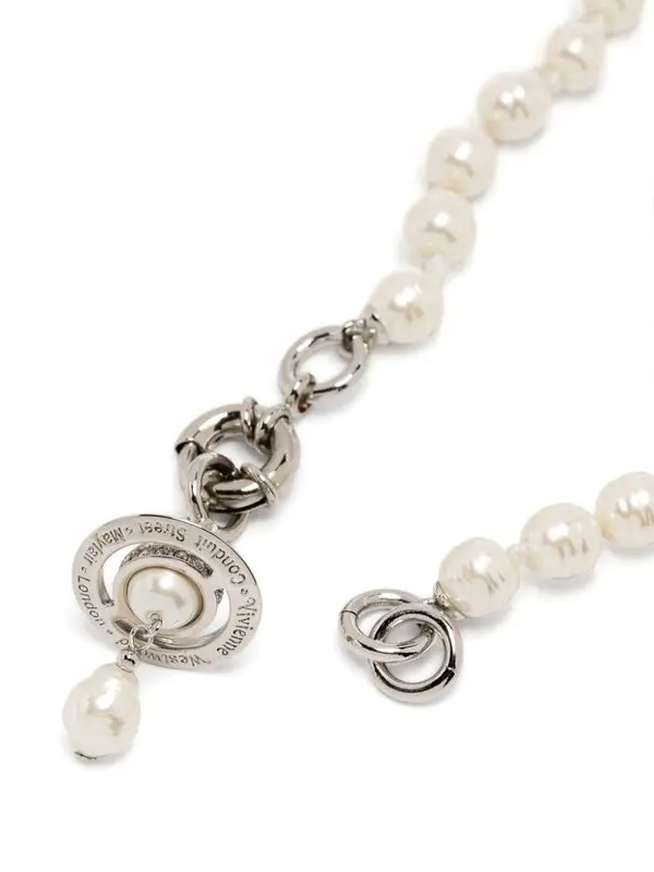 VIVIENNE WESTWOOD Aleksa Orb Pearl Necklace