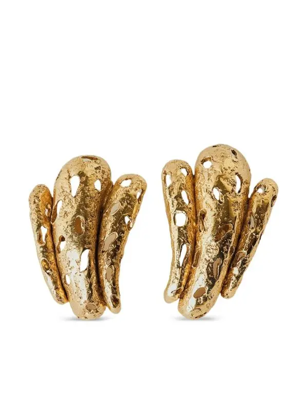 PAOLA SIGHINOLFI Lis Cut-out Earrings - Gold