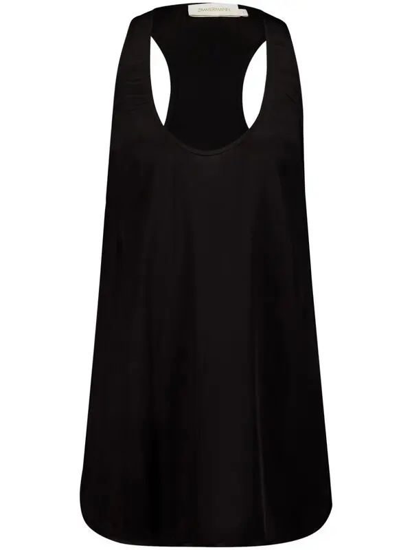 Zimmermann Racerback Silk Tank Top