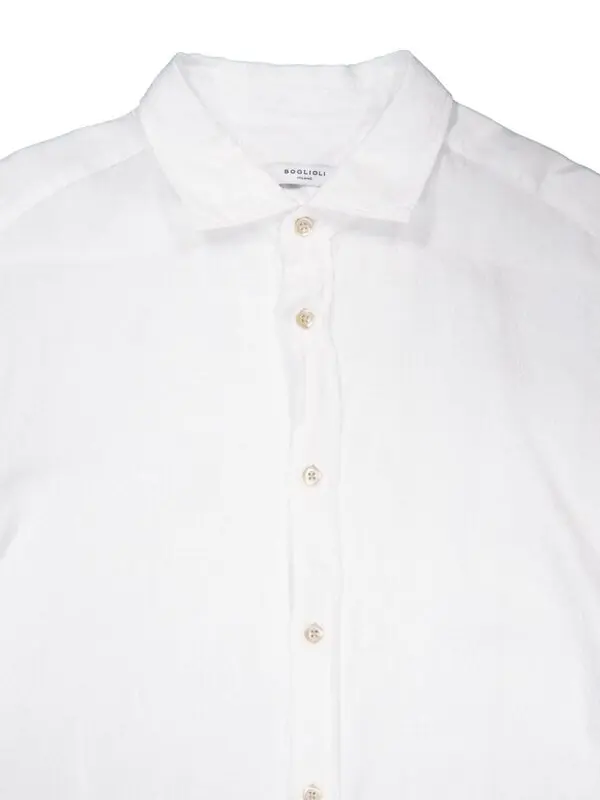 Boglioli Long-sleeve Linen Shirt