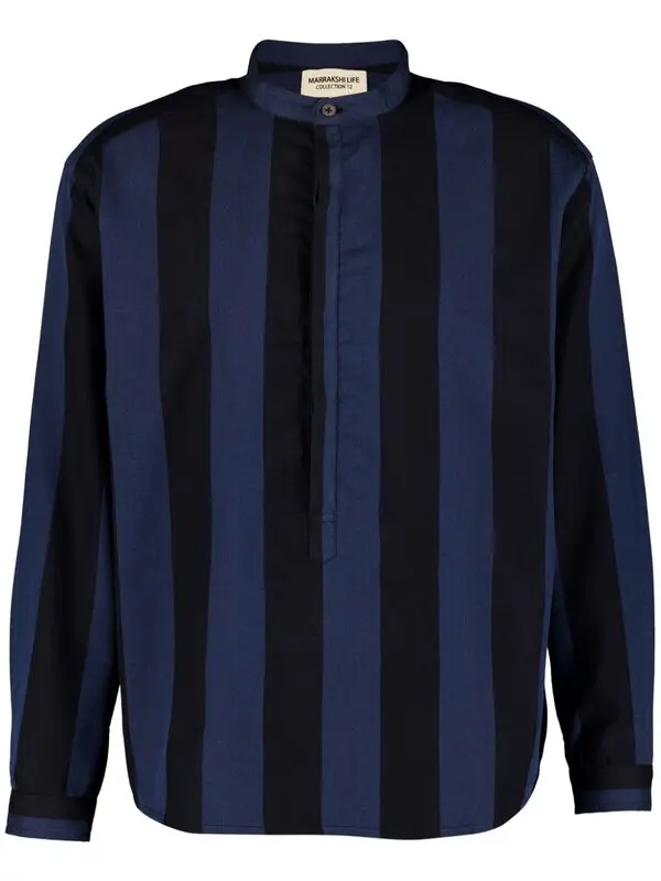 MARRAKSHI LIFE Striped Shirt - Blue