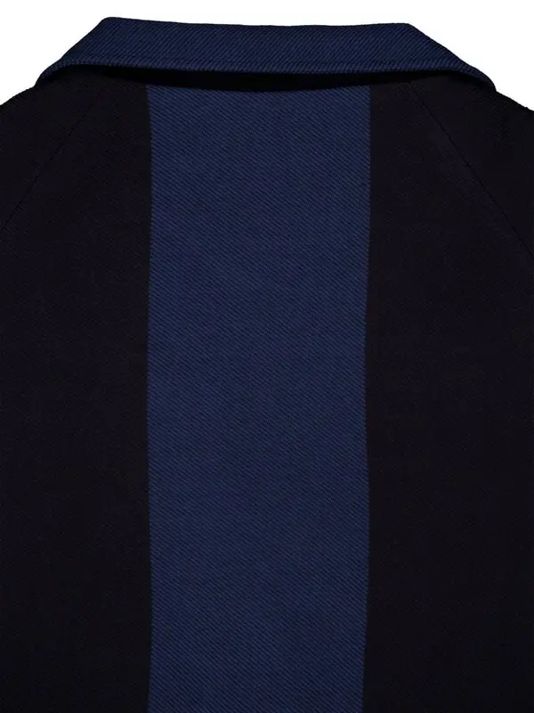 MARRAKSHI LIFE Striped Cotton Coat - Black