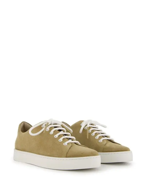 Manolo Blahnik Semanado Suede Sneakers - Neutrals