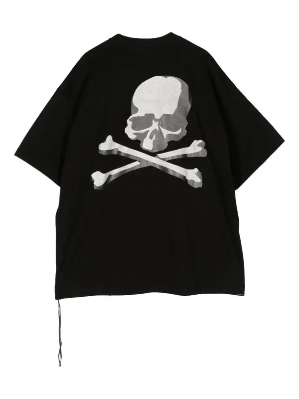 MASTERMIND WORLD Glitter Skull Cotton T-shirt - Black